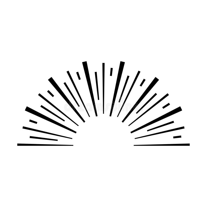 Sun Icon, Sunburst Vector Illustration Element Stock Vector ...