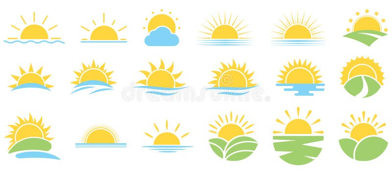Sun icon. Sunshine icon stock vector. Illustration of abstract - 258027634