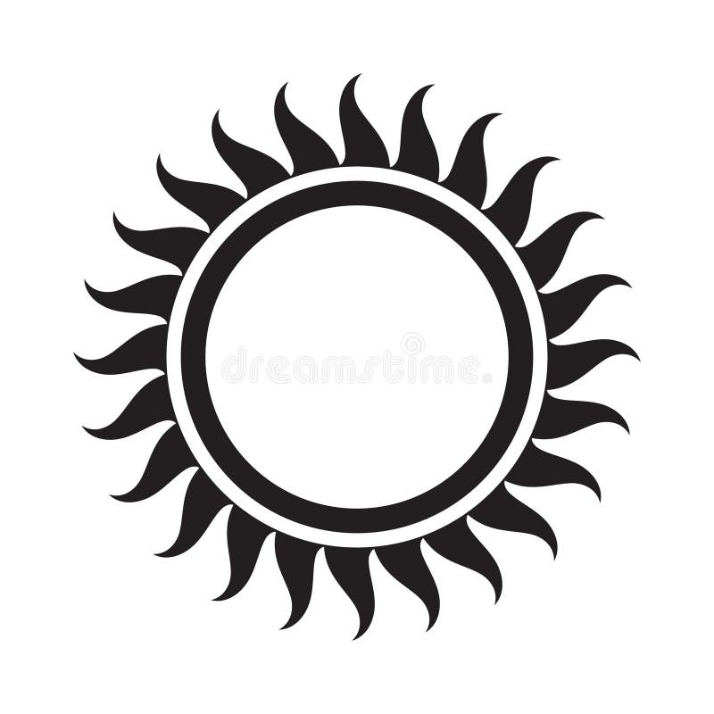 Sun icon, sun symbol stock vector. Illustration of isolated - 328181818