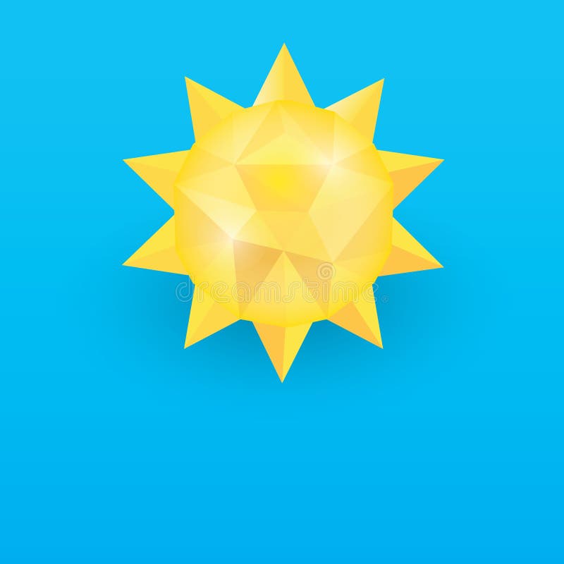 Sun Icon . Vector Illustration Stock Vector - Illustration of orange ...