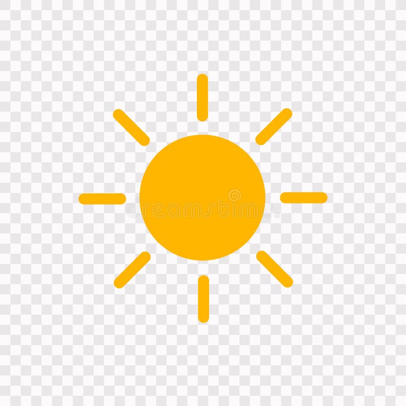 Sun Icon - Vector Stock Illustration Stock Illustration - Illustration ...