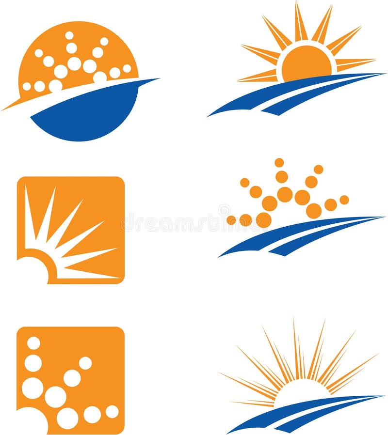 Sun Icons stock illustration. Illustration of climate - 13508159