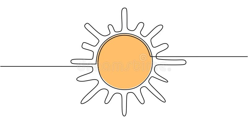 Sunlight Drawing Beach House Art Print. Bright Colorful Sun Painting.