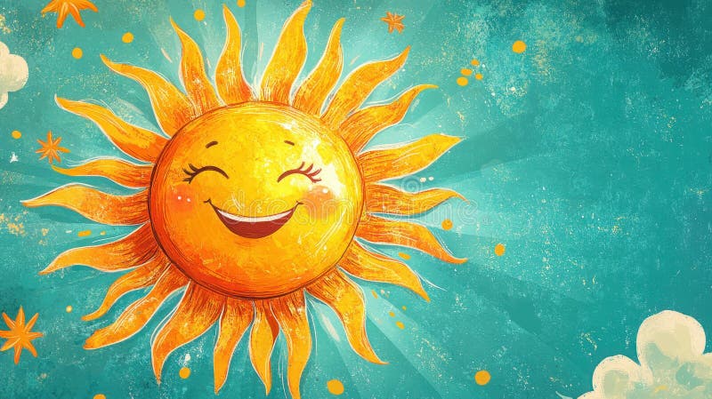 Sun Illustrations, a Vibrant Collection of Cheerful Sun Graphics ...