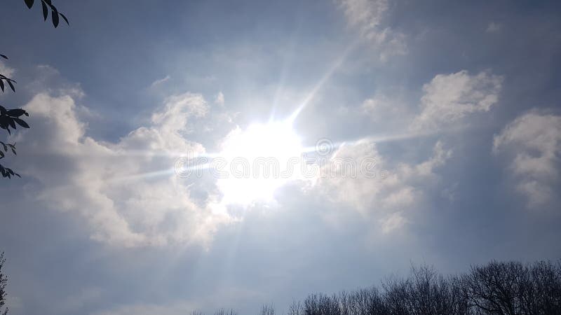 Sun Imploding Effect Taken at Right Time Stock Photo - Image of right ...