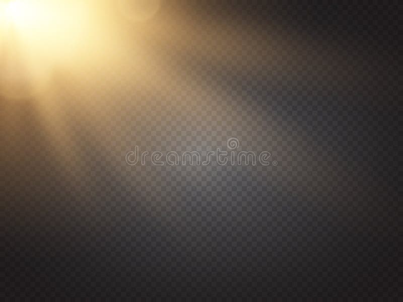 Sun Isolated on Transparent Background. Vector Illustration. Stock ...