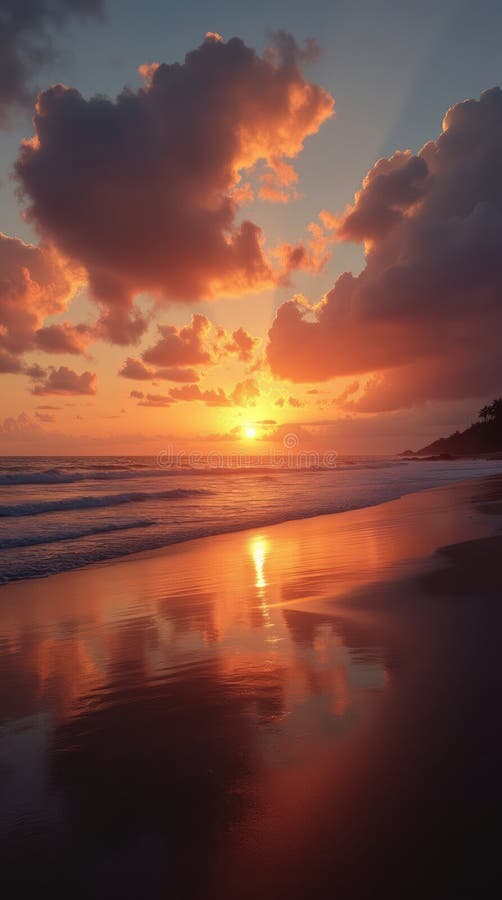 The Sun Just Below the Horizon, Illuminating the Final Moments of Dusk ...