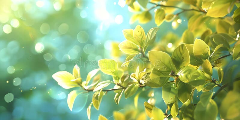 Sun-Kissed Spring Awakening: Delicate Blossoms Bathed in Warm Light ...