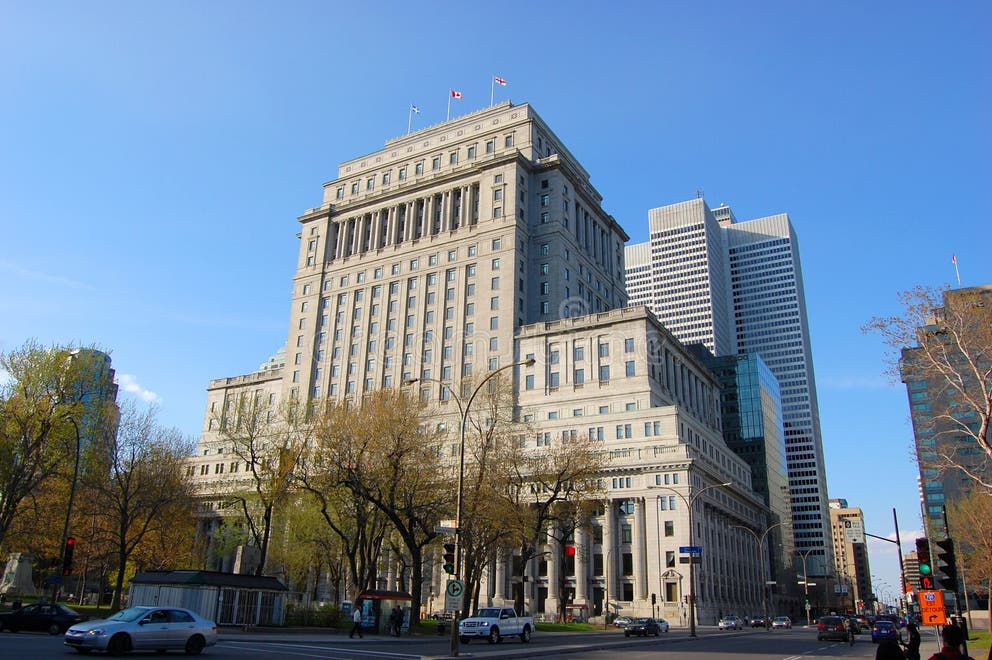 Sun Life Building, Montreal, Canada Editorial Stock Photo - Image of ...