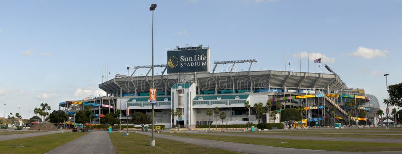 Sun Life Stadium - Miami Florida Editorial Photo - Image of college ...