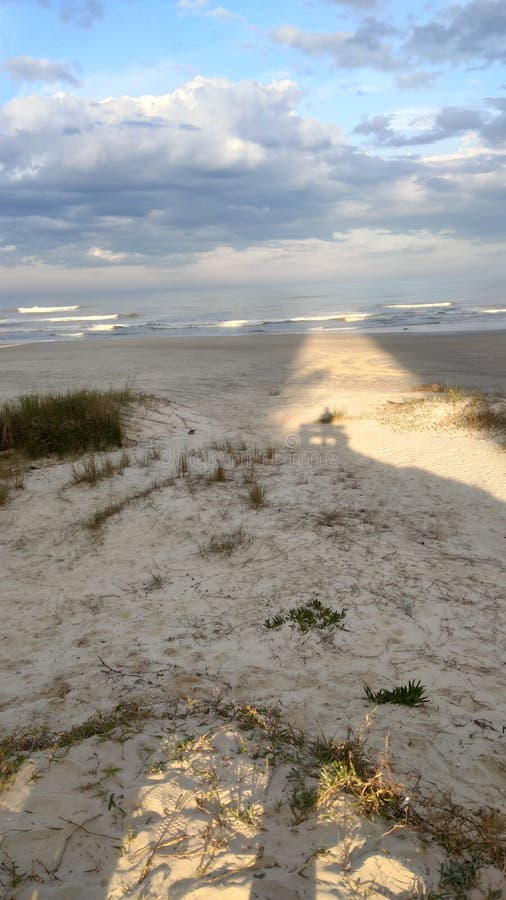 Sun light at the beach stock photo. Image of shadow - 121368898