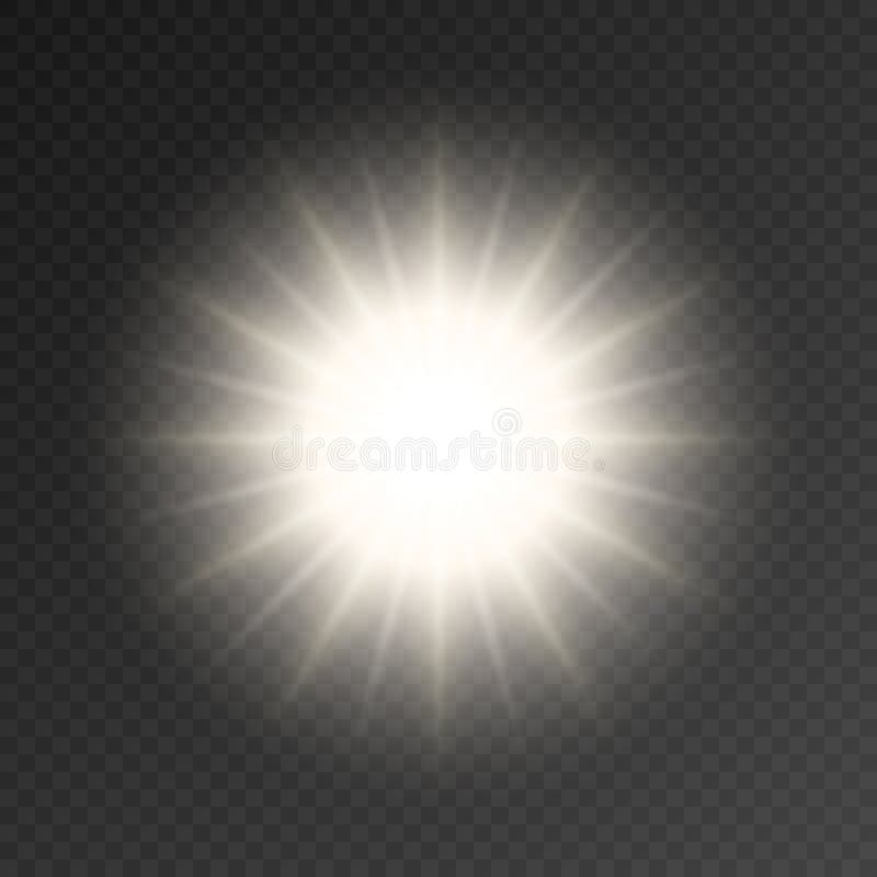 Light Beam Effect on Checkered Background Stock Vector - Illustration ...