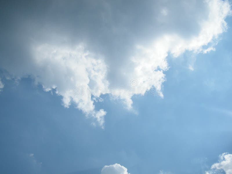 Sun light on blue sky stock image. Image of soft, heat - 90698299