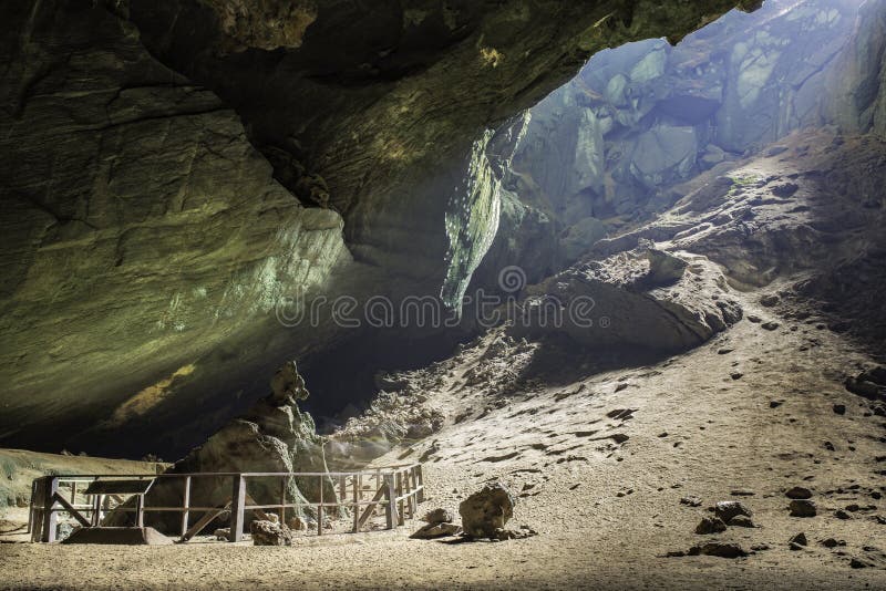 Sun Light in the Cave, Phupaphet Cave, Thailand Stock Image - Image of ...
