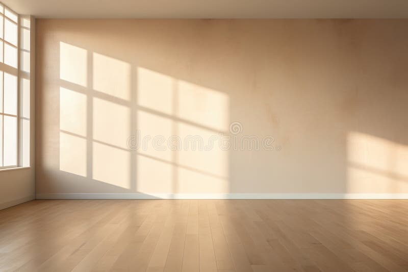 Sun Light Enters in Empty Room from a Window Generative AI Stock ... Sun Light Enters in Empty Room from a Window Generative AI Stock ...