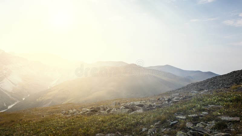 Sun Light Over Mountain Top Stock Image - Image of cloud, dawn: 166463473