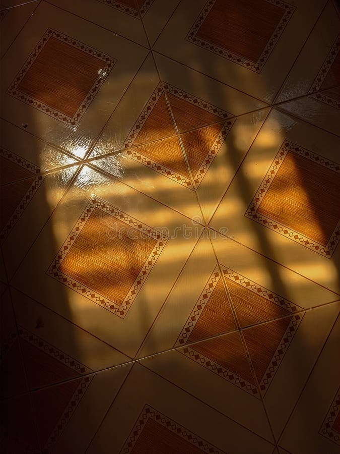 Sun Light from Rooftop To Floor in Evening Day Stock Photo - Image of ...