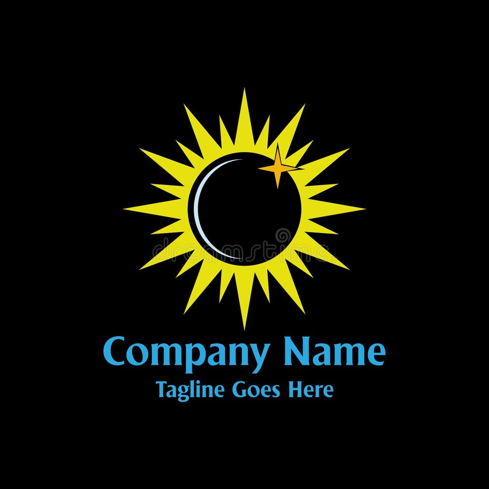 Eclipse Lunar Light Logo Design Vector Stock Illustrations – 244 ...