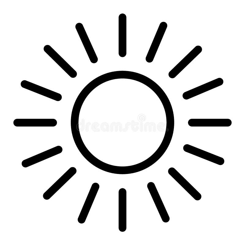 Sun Vector Outline Stock Illustrations – 98,339 Sun Vector Outline ...