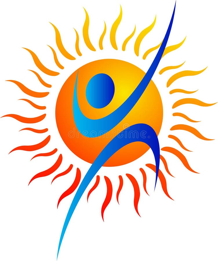 Sun logo stock vector. Illustration of celestial, heavenly - 25433555