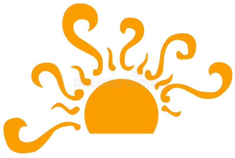 Sun Logo Set stock illustration. Illustration of abstract - 40258349