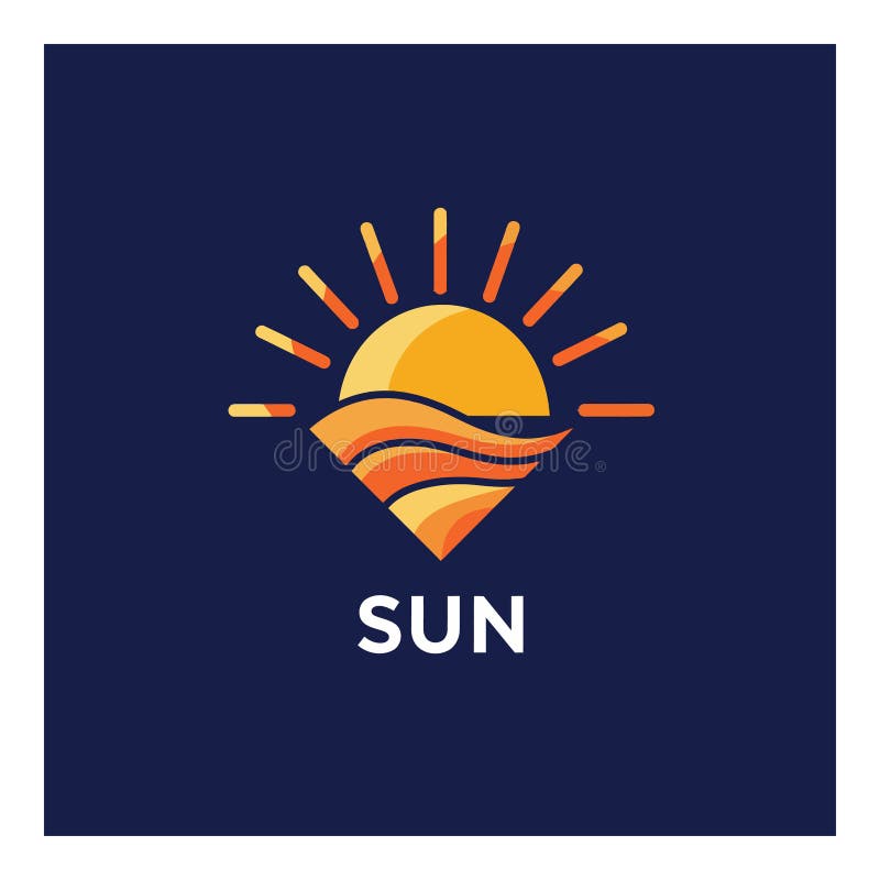 Yellow Blue Sun Rays Logo Vector Stock Illustrations – 737 Yellow Blue ...