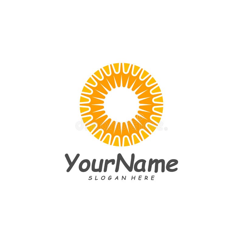 Sun Logo Design Template, Creative Sun Logo Vector, Simple Icon Symbol ...