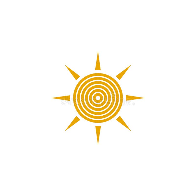 Sun Logo Design Vector Template Stock Vector - Illustration of sign ...