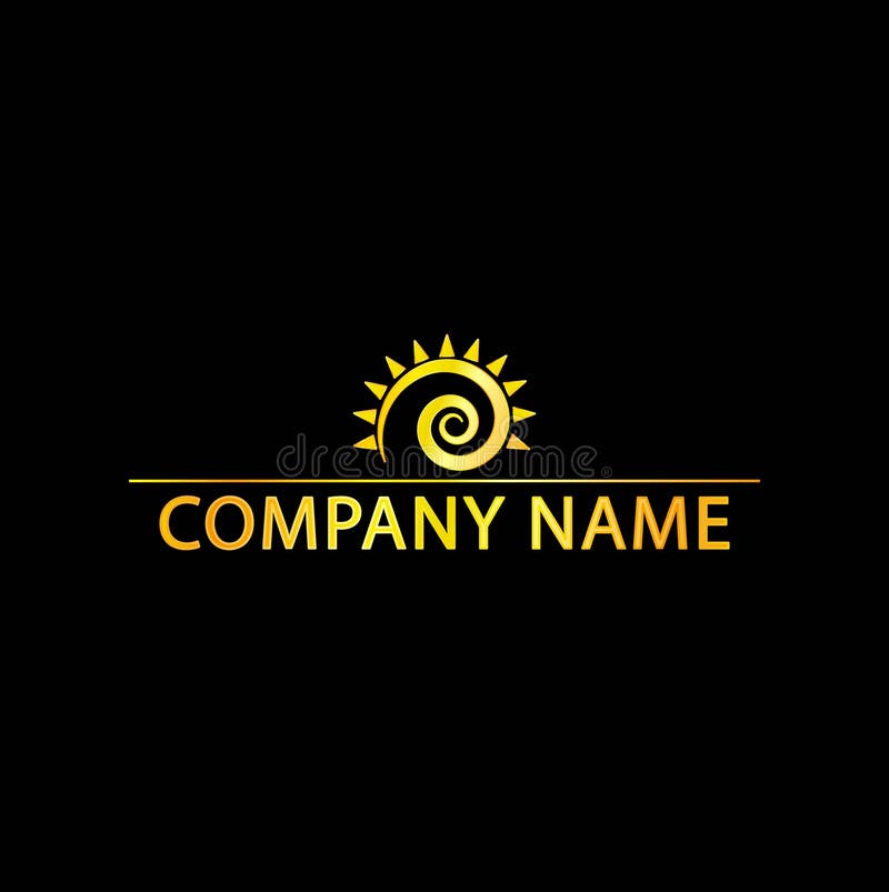 Golden Sun Logo Stock Illustrations – 7,905 Golden Sun Logo Stock ...