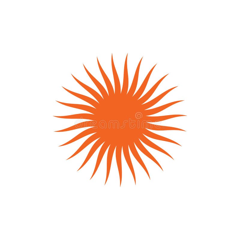 Sun Logo Icon Design Vector Template Stock Vector - Illustration of ...