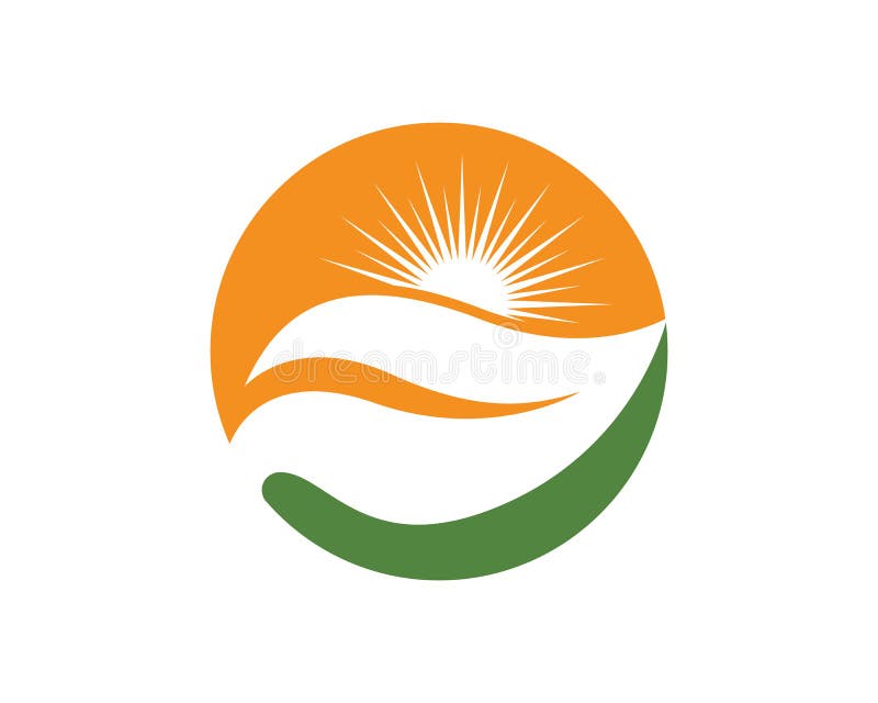 Sun Logo Icon Vector stock vector. Illustration of landscape - 101222867