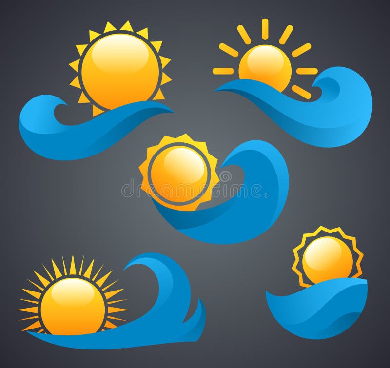 Fire Sun Logo Sea Stock Illustrations – 366 Fire Sun Logo Sea Stock ...
