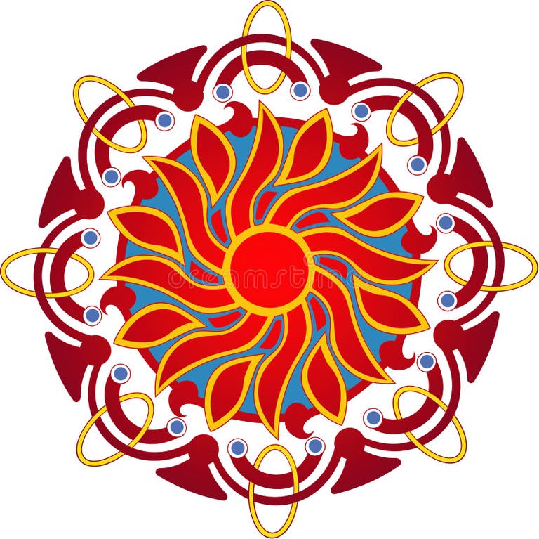 Sun Mandala Stock Illustrations – 29,208 Sun Mandala Stock ...