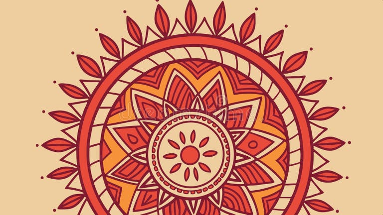 Sun Mandala Design, Radiant Pattern, Energy and Light Art Vector Design ...