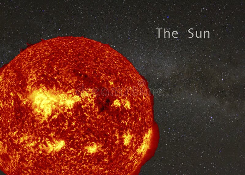 Sun in Milky Way Background Stock Image - Image of night, galaxy: 162433705