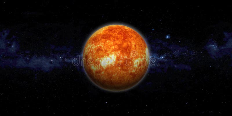 Sun and Milky Way Galaxy stock illustration. Illustration of ...