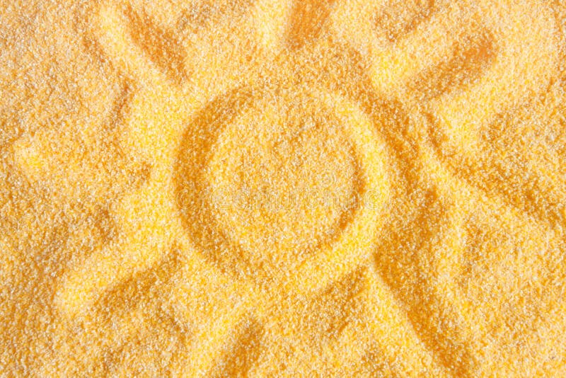 Sun on Minced Corn As Background Stock Image - Image of sand, grained ...