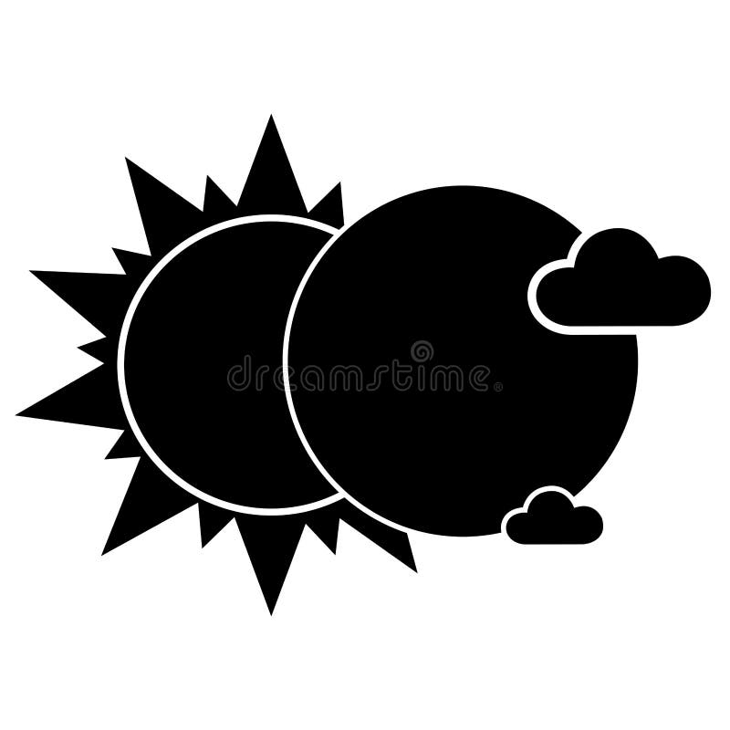 Sun and moon shapes stock vector. Illustration of star - 105358502