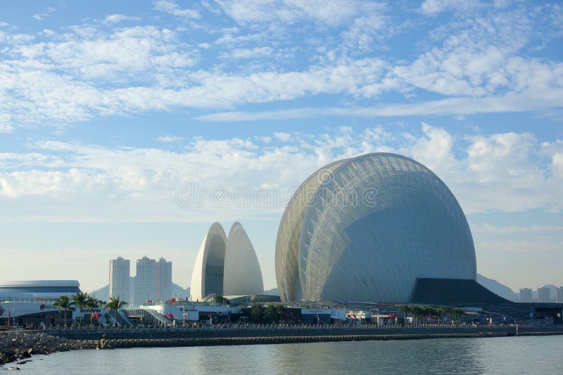 Sun Moon Shell stock image. Image of shore, building - 317048543