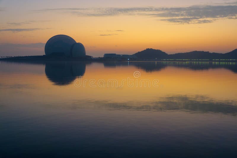 Sun Moon Shell editorial photo. Image of landscape, dusk - 317048941