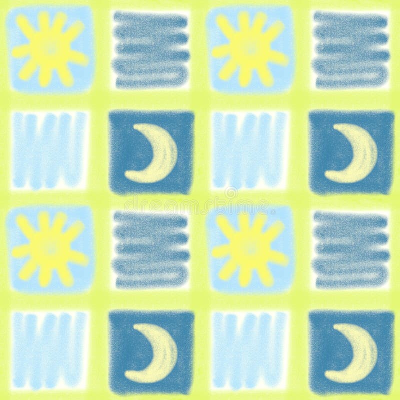 Sun and moon stock illustration. Illustration of element - 210796446