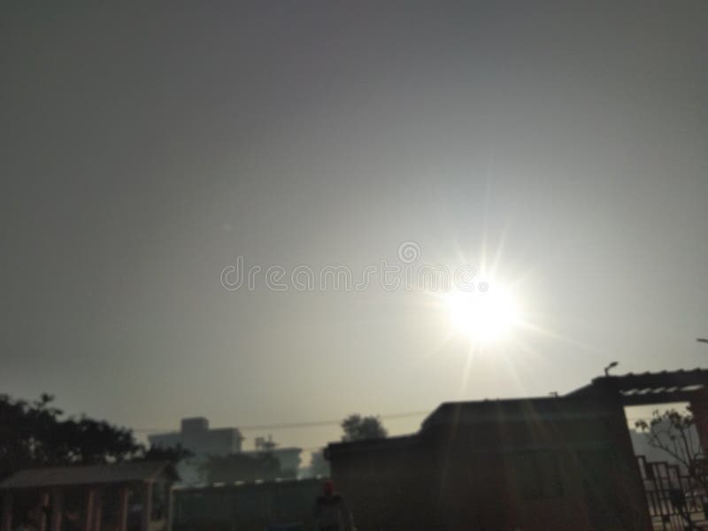 Sun in Morning stock photo. Image of atmosphere, patna - 85637332
