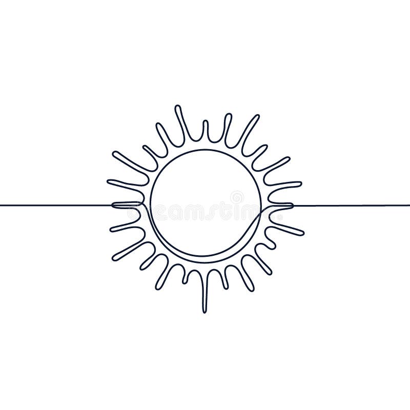 Continuous Sun Rays Stock Illustrations – 272 Continuous Sun Rays Stock ...