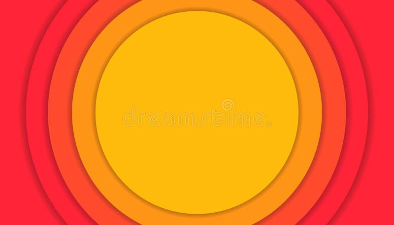 Sun Orange Tone Color Background. Gradient from Yellow To Red Abstract ...