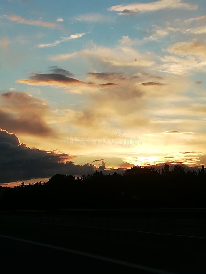 The sun is out stock photo. Image of reflection, skyline - 243100478