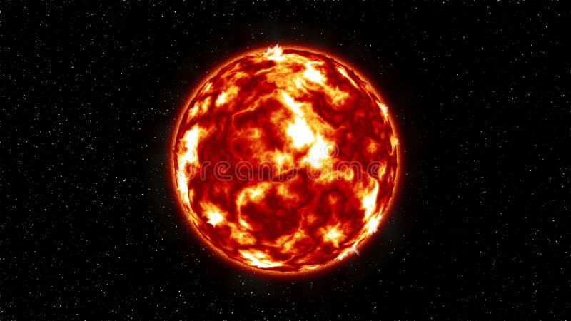 Sun on Outer Space . Illustration Stock Illustration - Illustration of ...