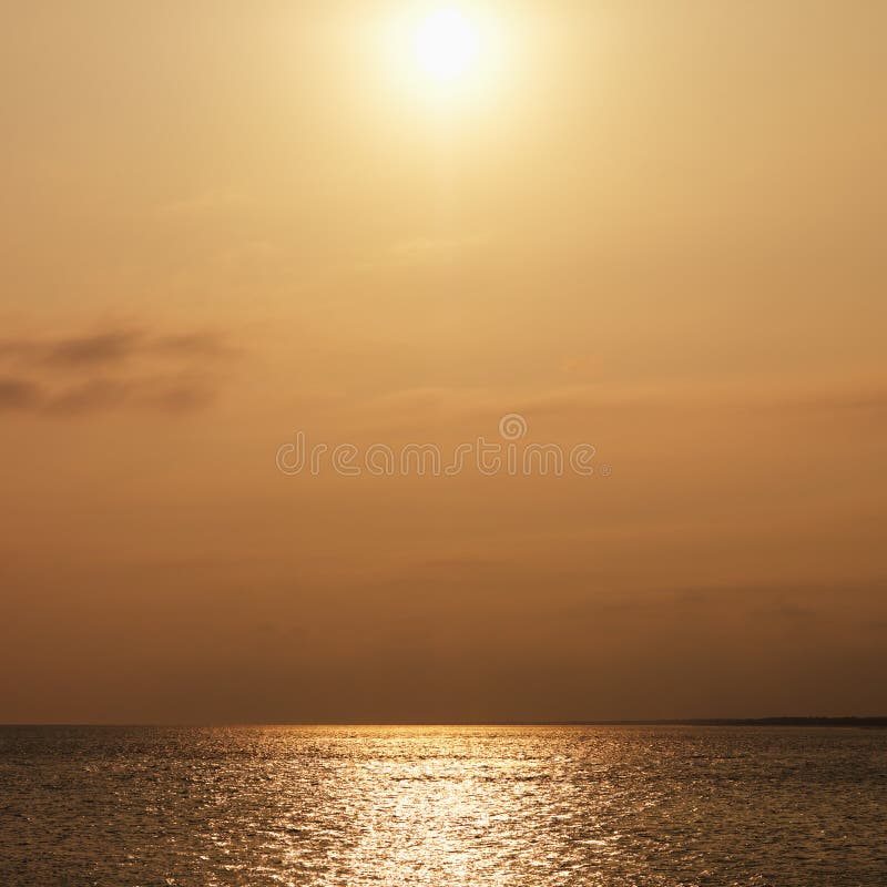 Sun over ocean. stock image. Image of color, colour, north - 3284607