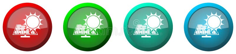 Solar Panel Isolated Over White Stock Illustrations – 118 Solar Panel ...