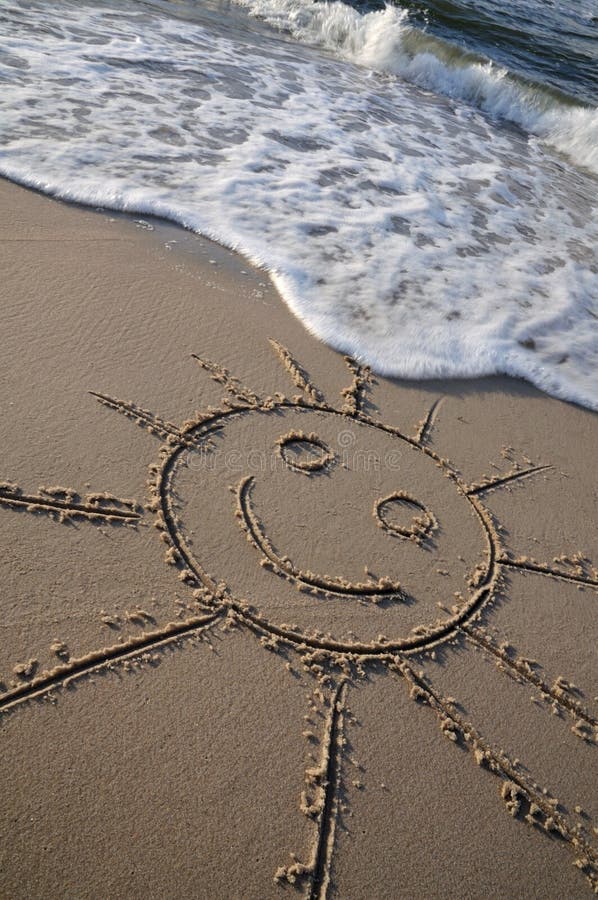 Peace on the beach stock image. Image of waves, game, youth - 3445207