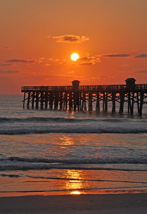 Jacksonville, Florida Beach Stock Photo - Image of ocean, jacksonville ...
